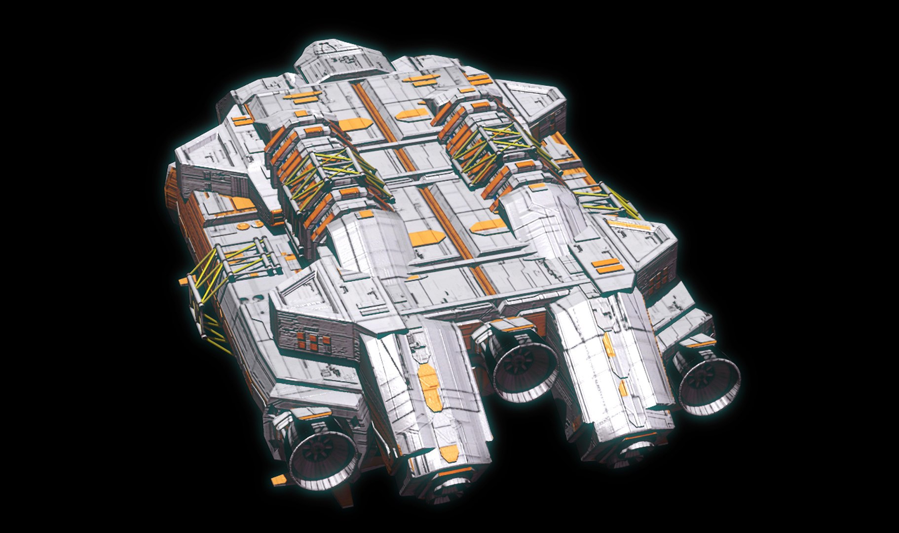 Spaceship Construction Kit 3D Model - TurboSquid 1868980