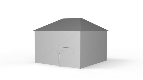 3D model Two-storey residential building - TurboSquid 1725587