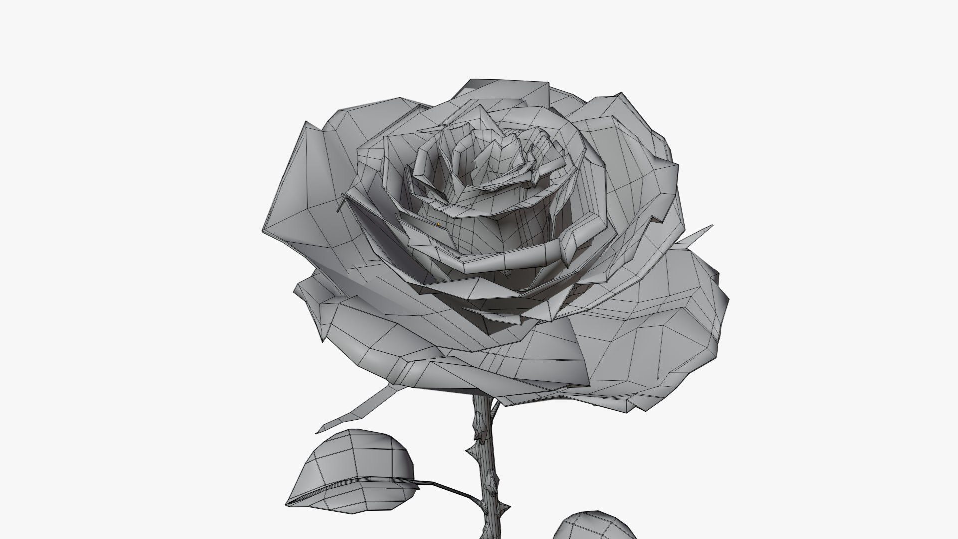 3D Romantic Rose Model - TurboSquid 2291072