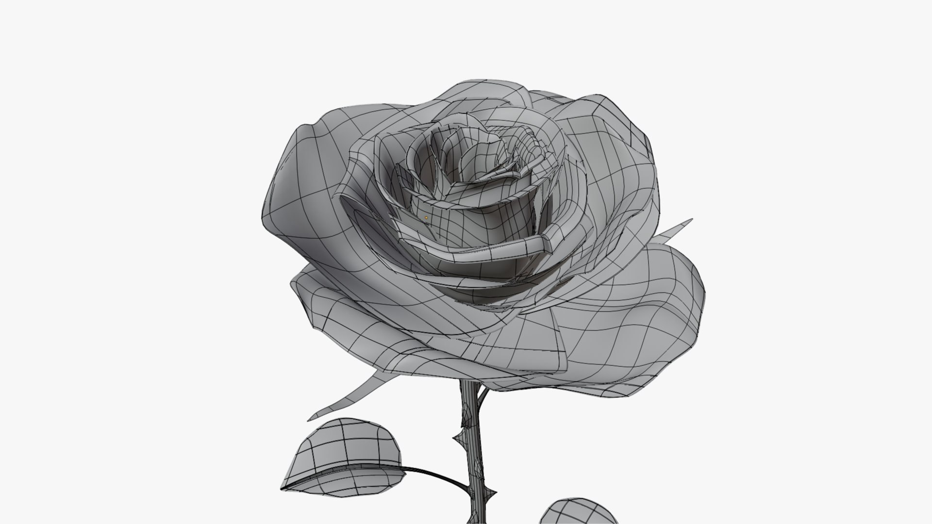 3D Romantic Rose Model - TurboSquid 2291072