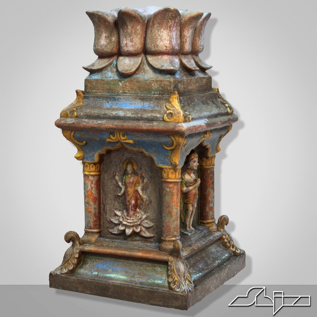 3ds Indian Hinduism Altar