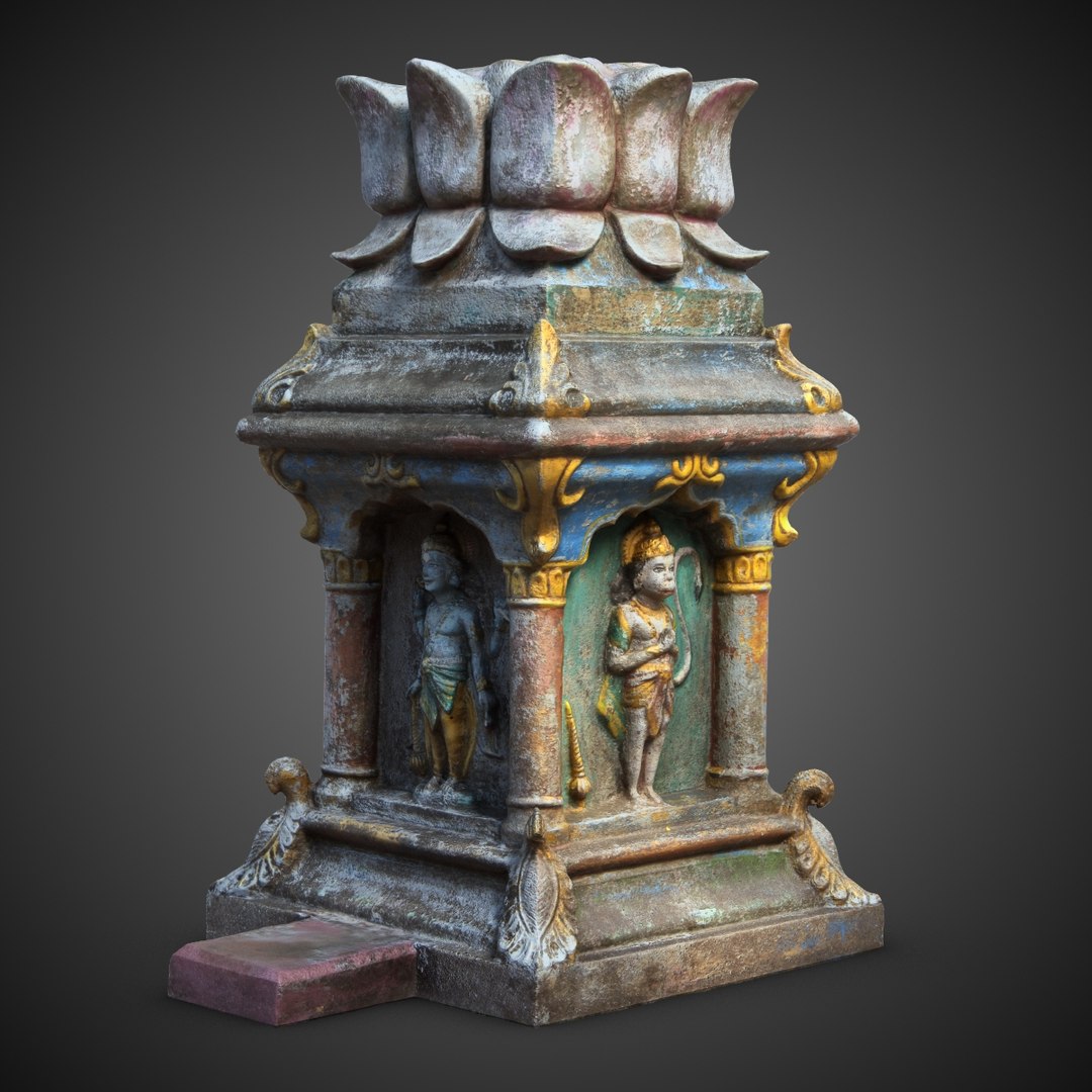 3ds Indian Hinduism Altar