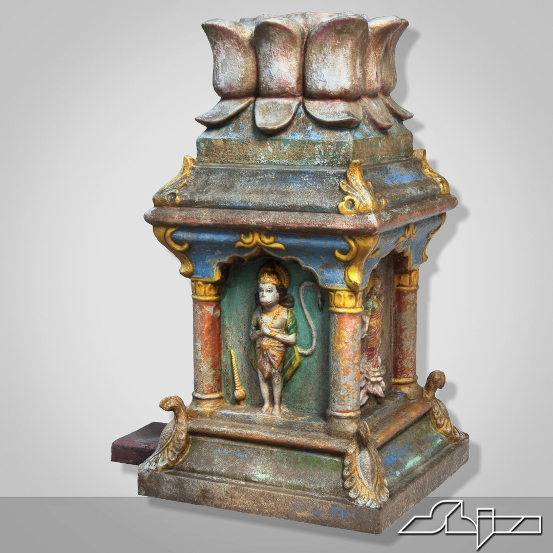 3ds Indian Hinduism Altar