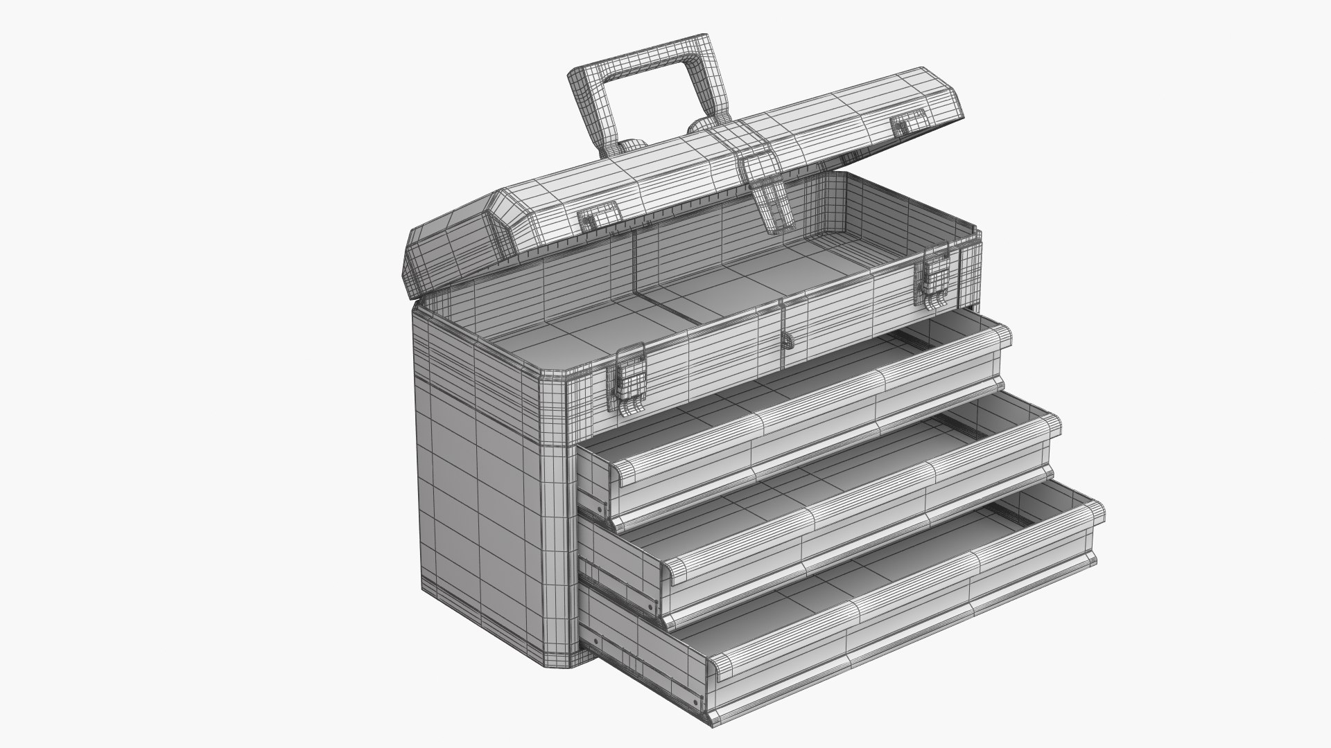 3D model Tool Box Red - TurboSquid 2097521