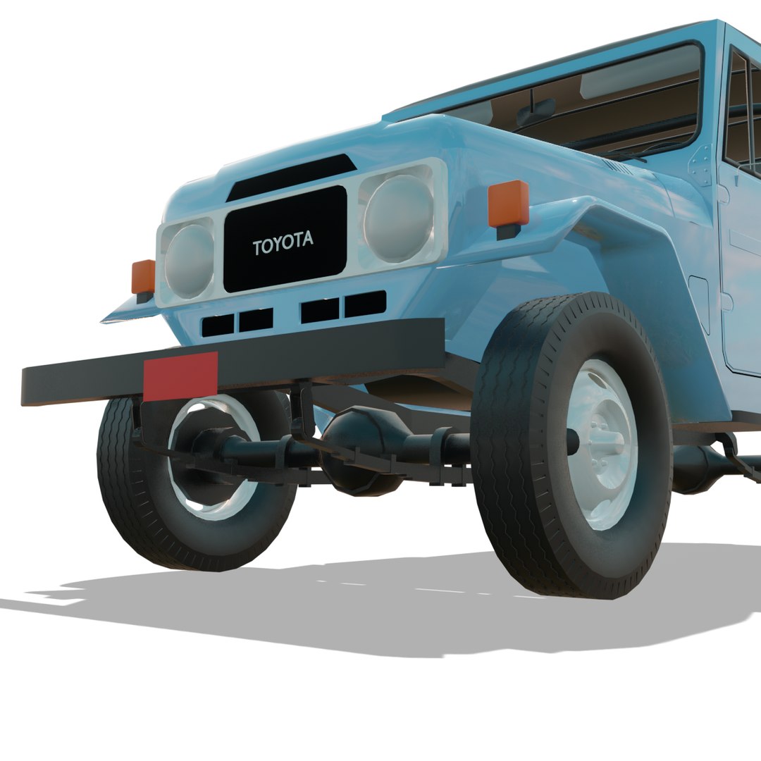 Toyota Land Cruiser Fj40 3D Model - TurboSquid 1583453