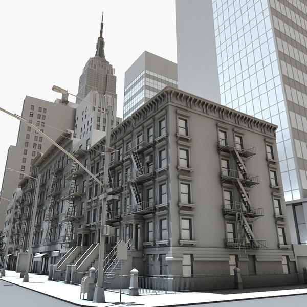 modelo 3d Nyc City Block - TurboSquid 795835