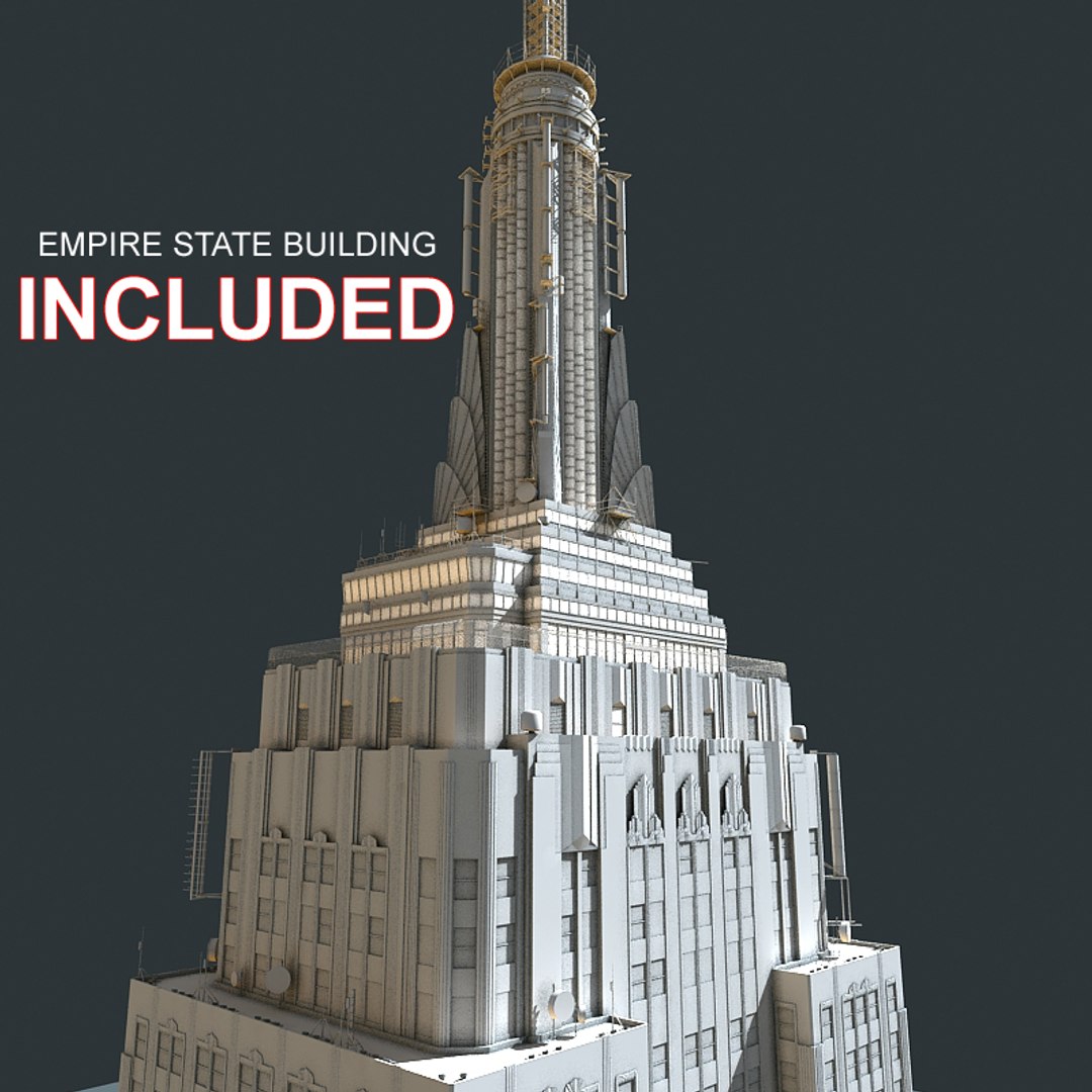 3d model city block