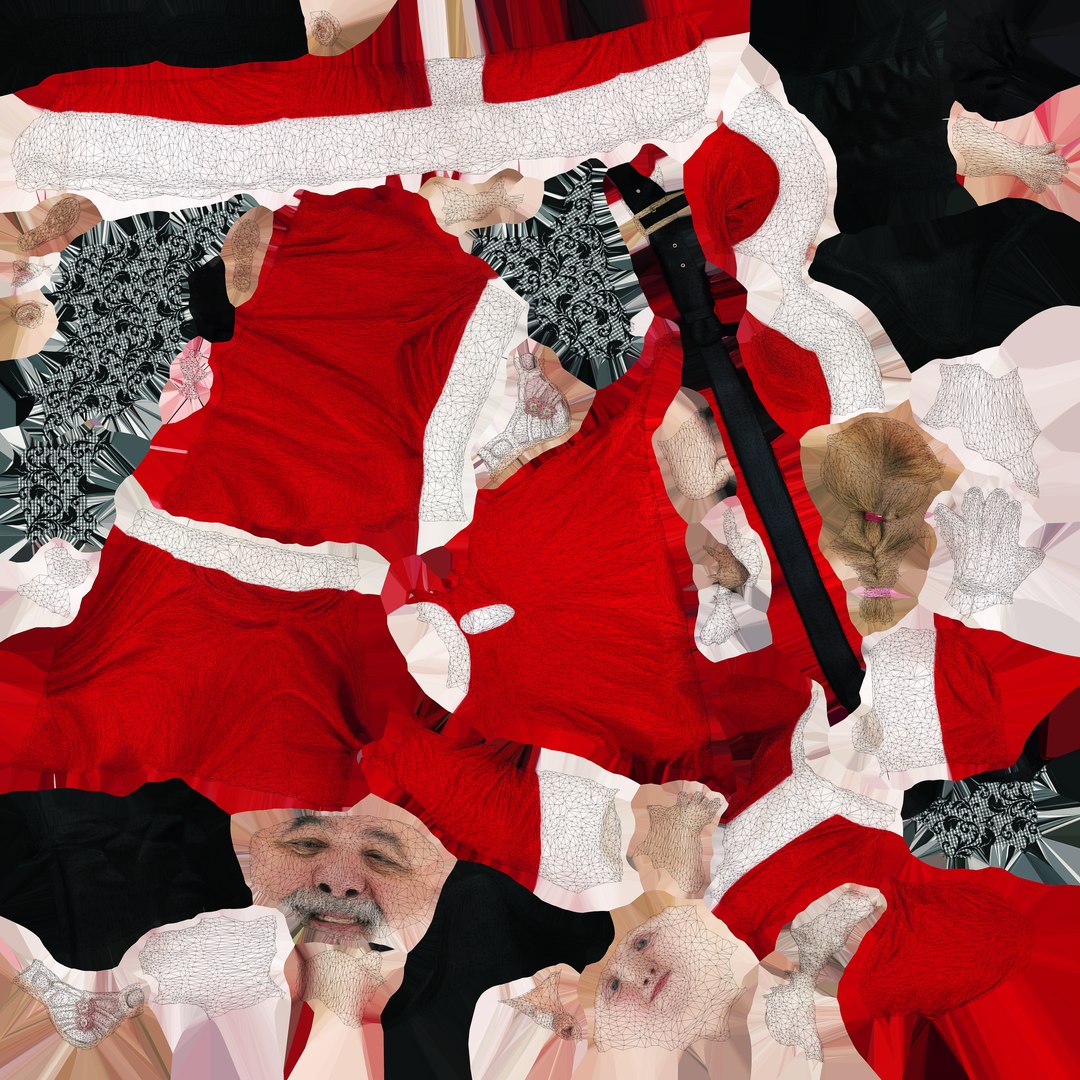 Santa Child People Human 3d Model