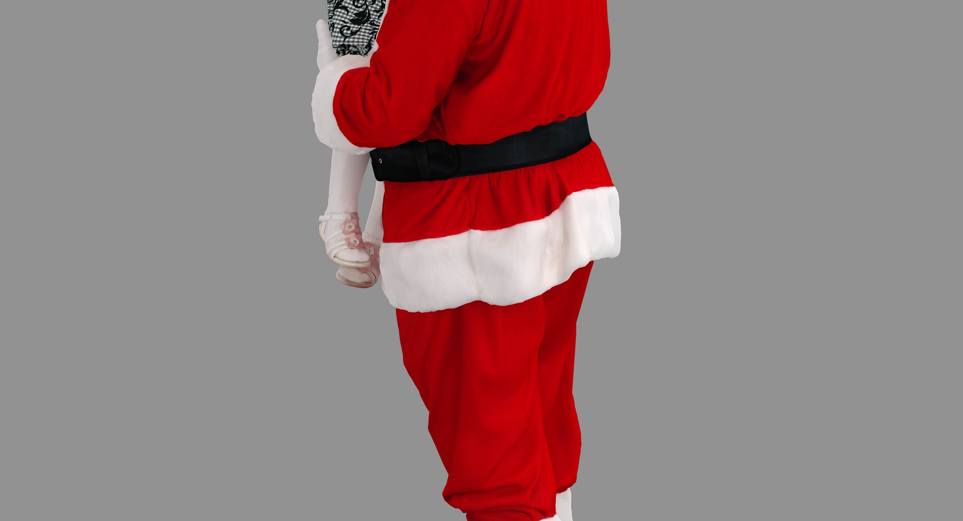 Santa Child People Human 3d Model