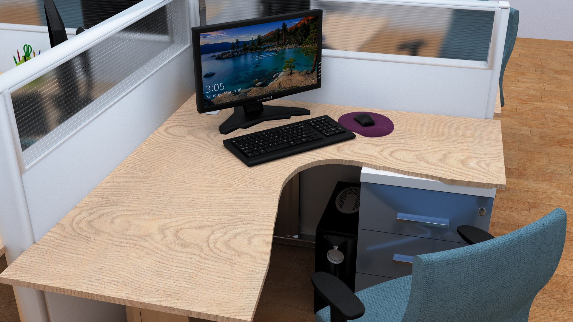 Quad Workstation 8K 3D Model - TurboSquid 2169989