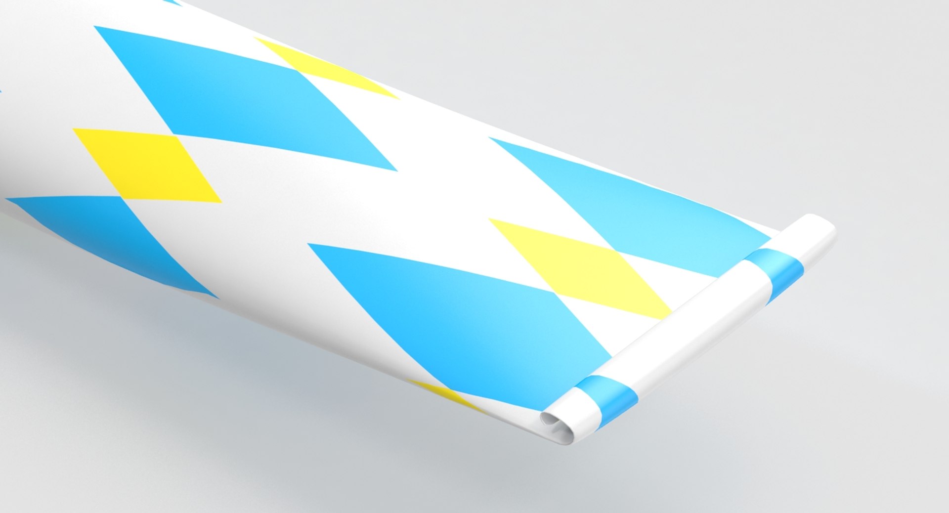 3d party horn 03 blue