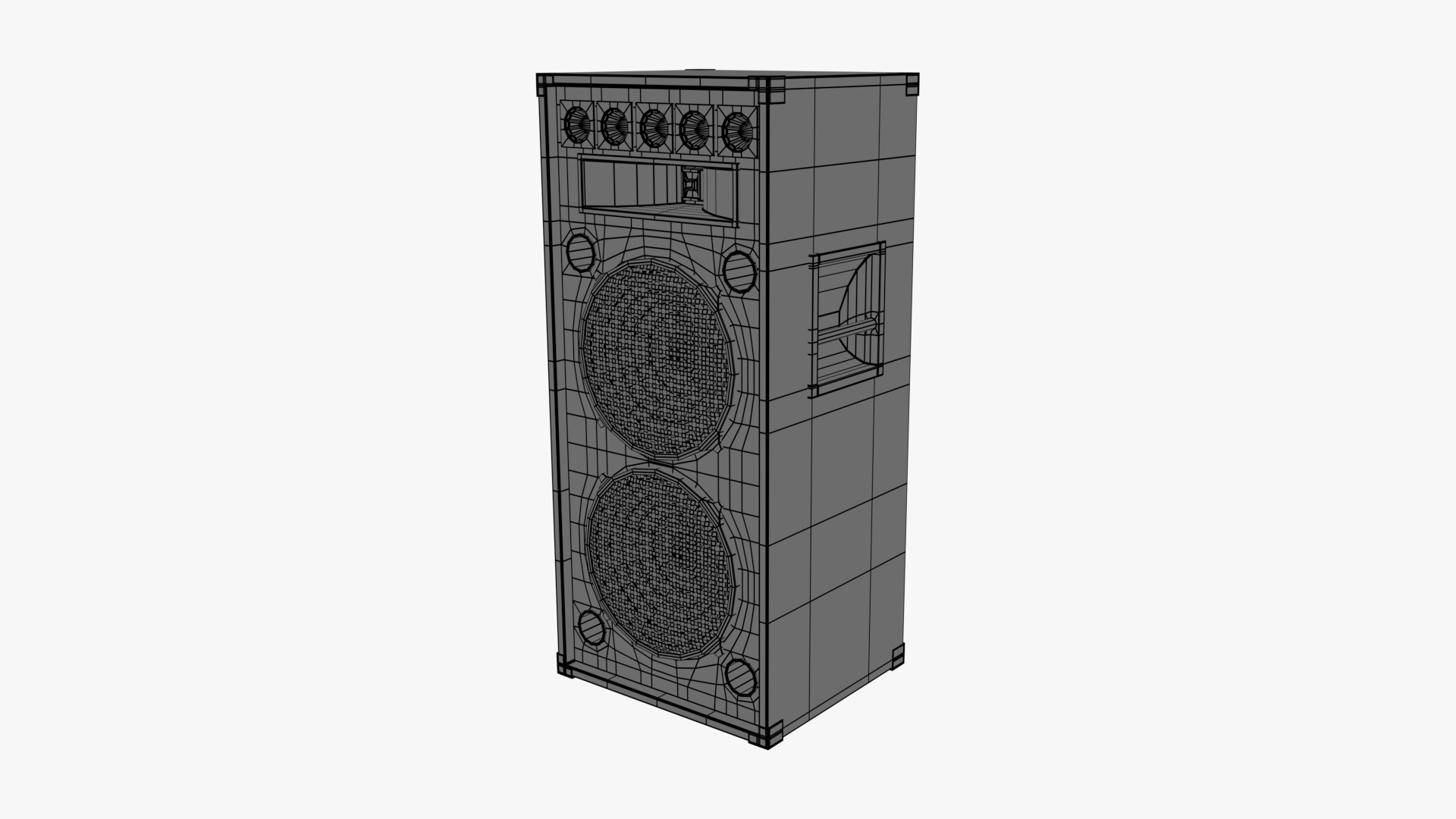 Speaker Box 3D Model - TurboSquid 2075866