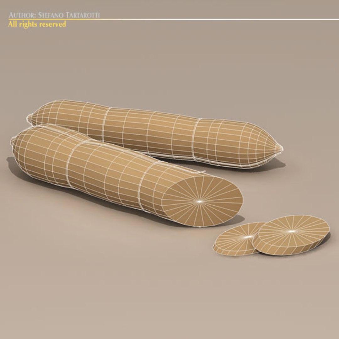 Materials Salami Cured 3d C4d
