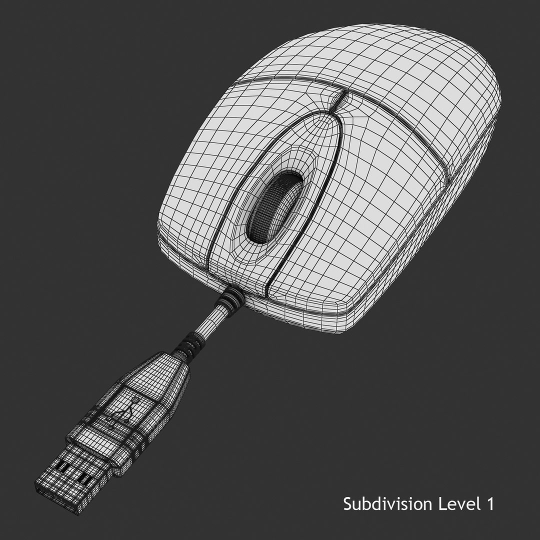 Computer Mouse 3d Model
