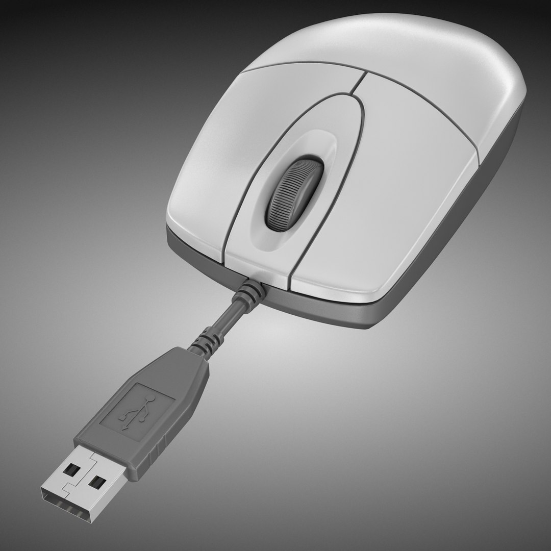 computer mouse 3d model