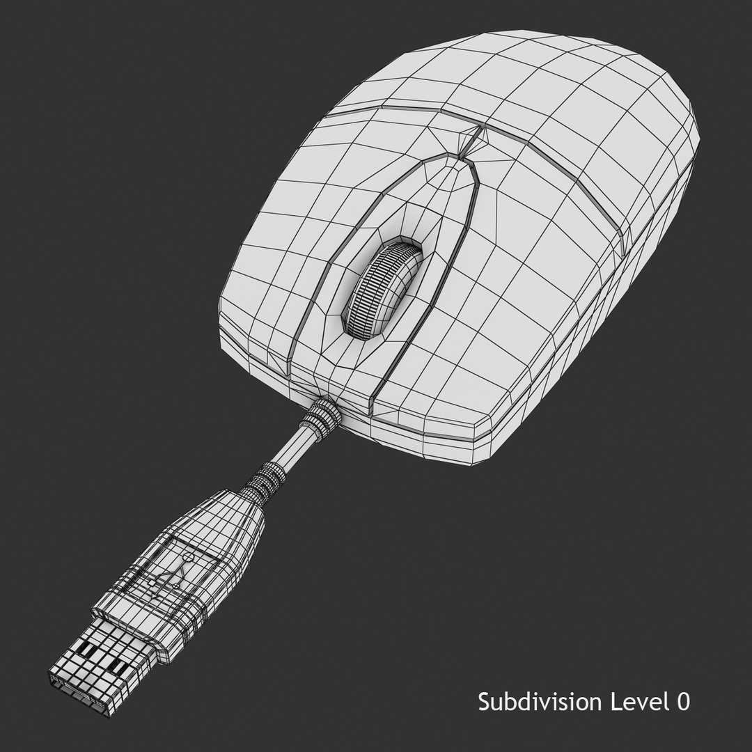 Computer Mouse 3d Model