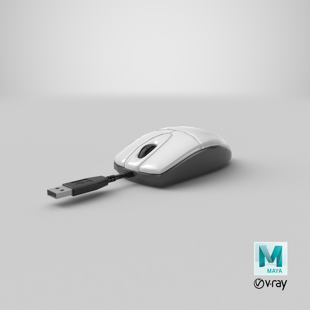 computer mouse 3d model