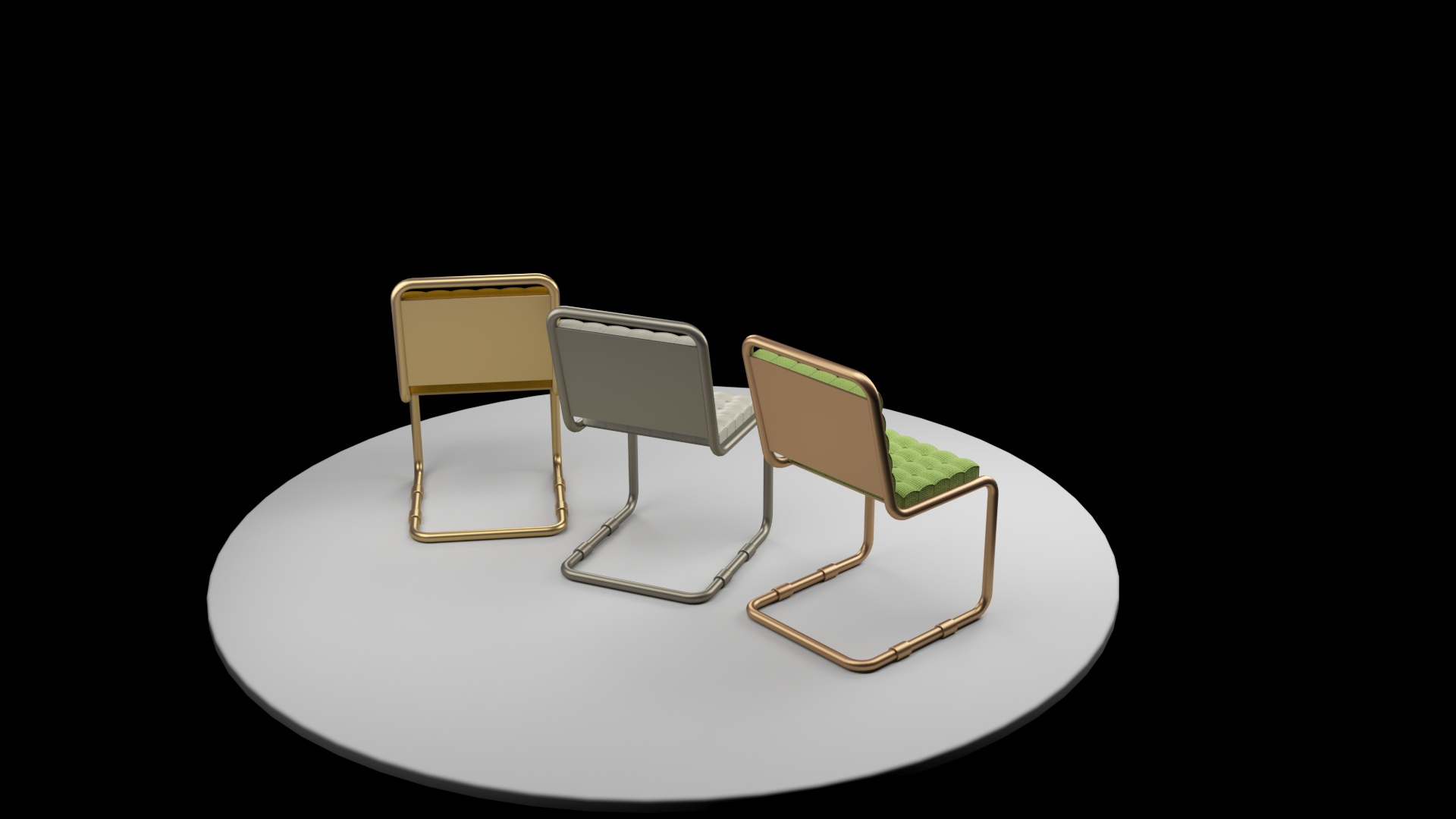 Chair with pad 3D model - TurboSquid 2138307
