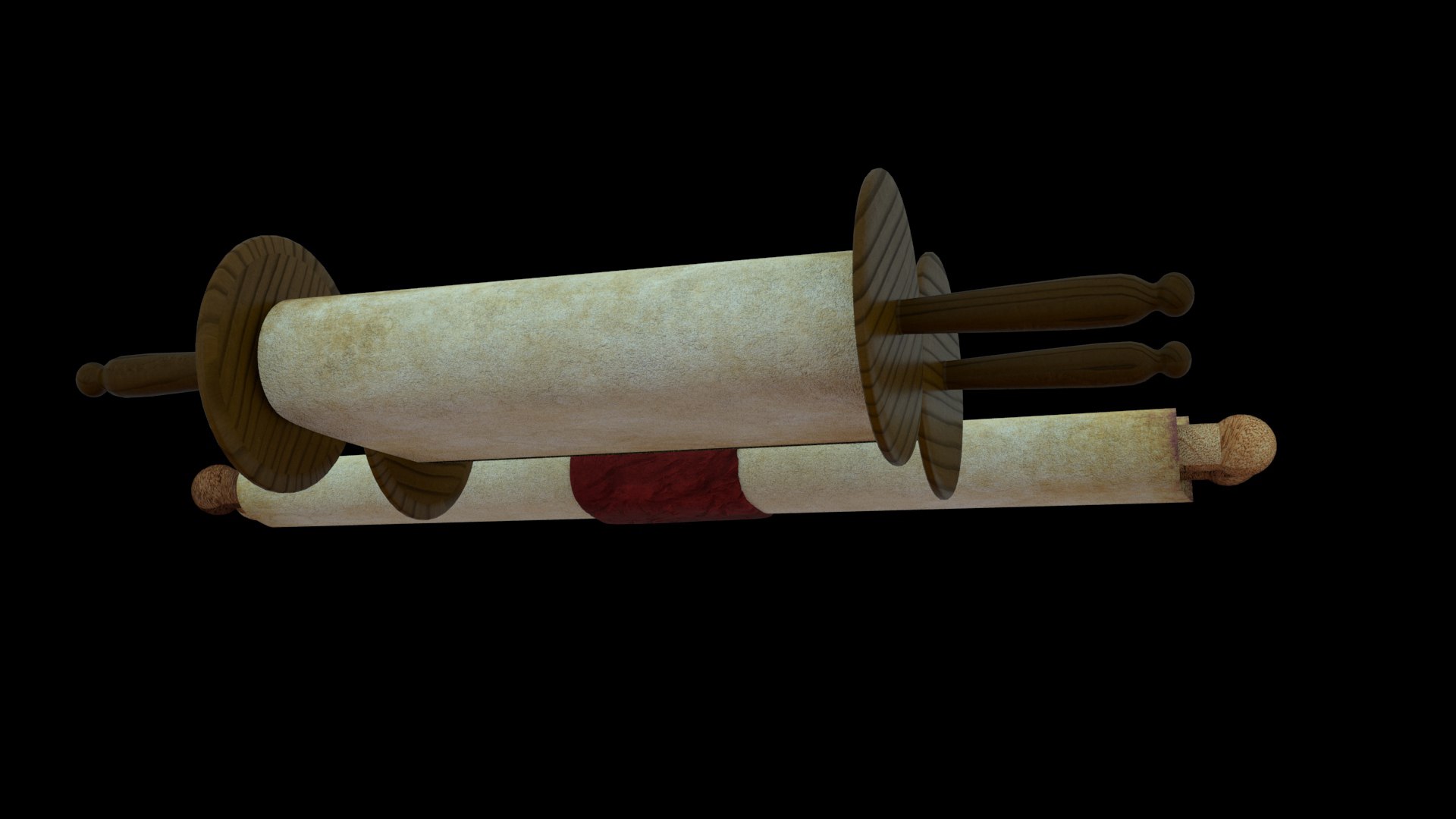 Old Scrolls 3D Model - TurboSquid 1359817