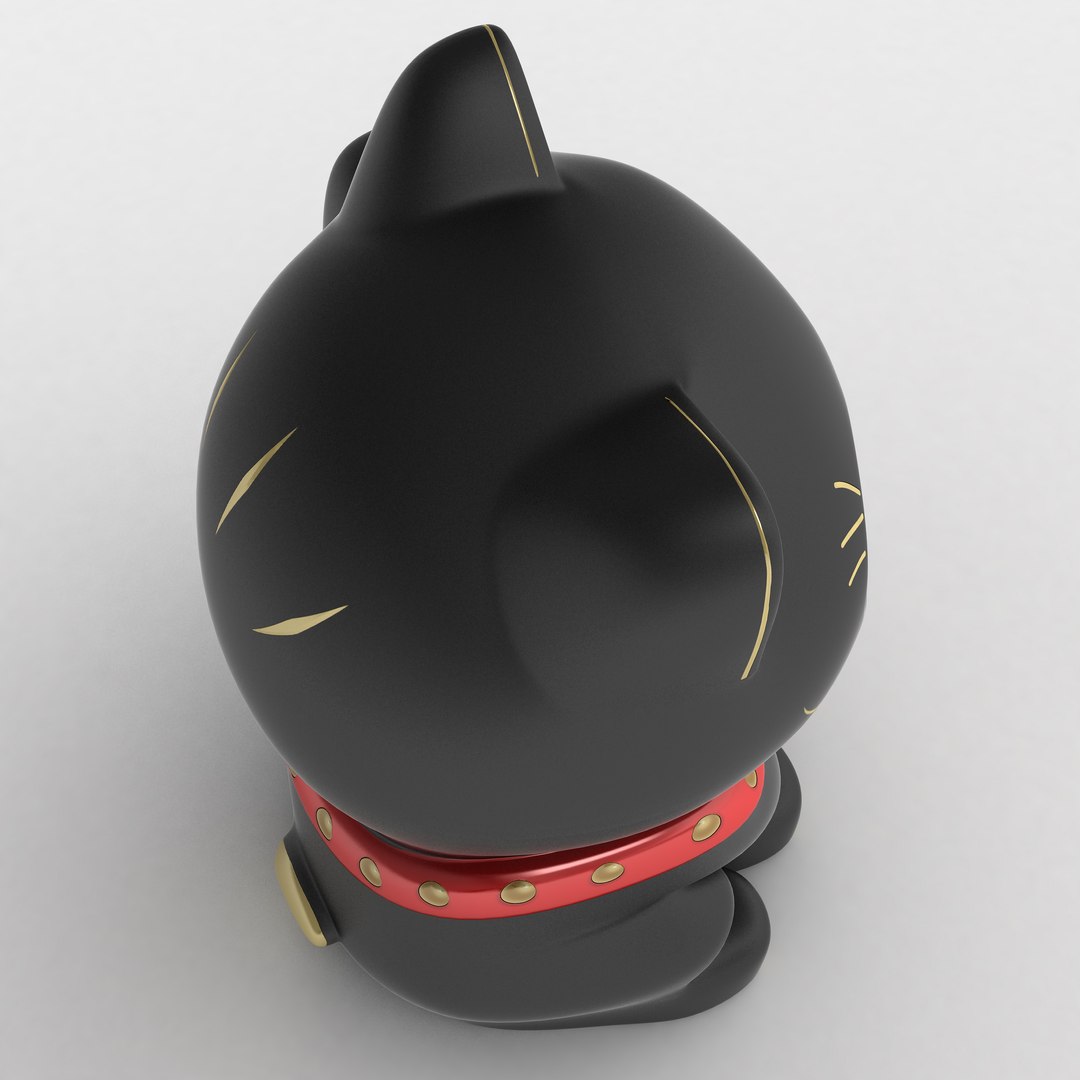 Maneki Neko 3d Obj