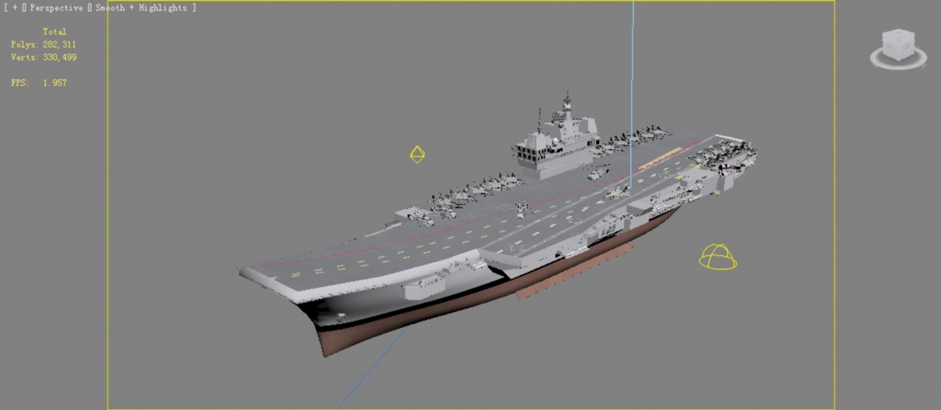 Indian INS R11 Vikrant Aircraft Carrier Model - TurboSquid 1937315
