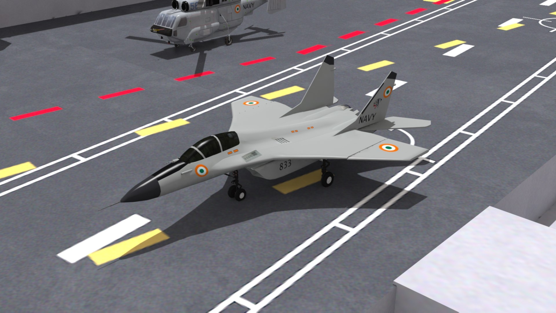 Indian INS R11 Vikrant Aircraft Carrier Model - TurboSquid 1937315