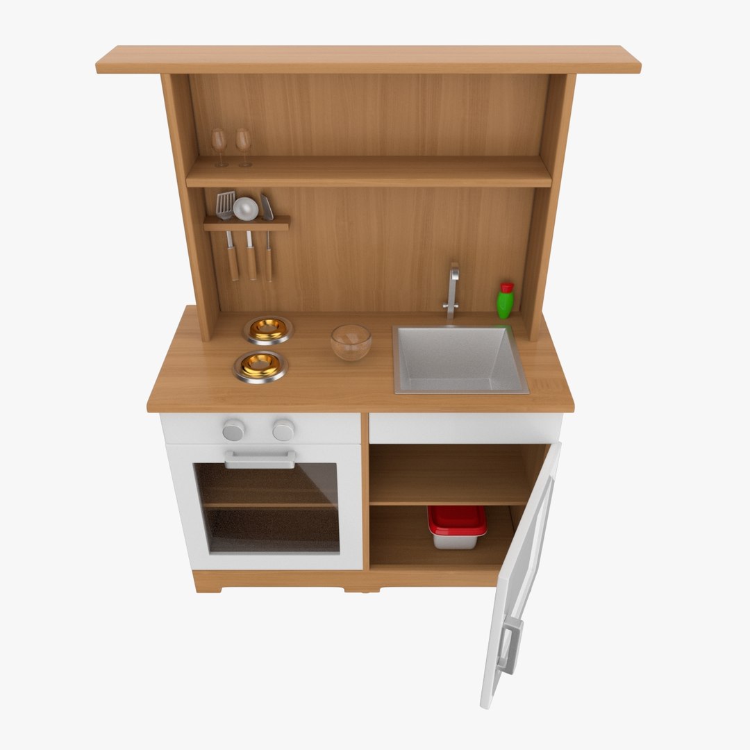 3d model toy kitchen