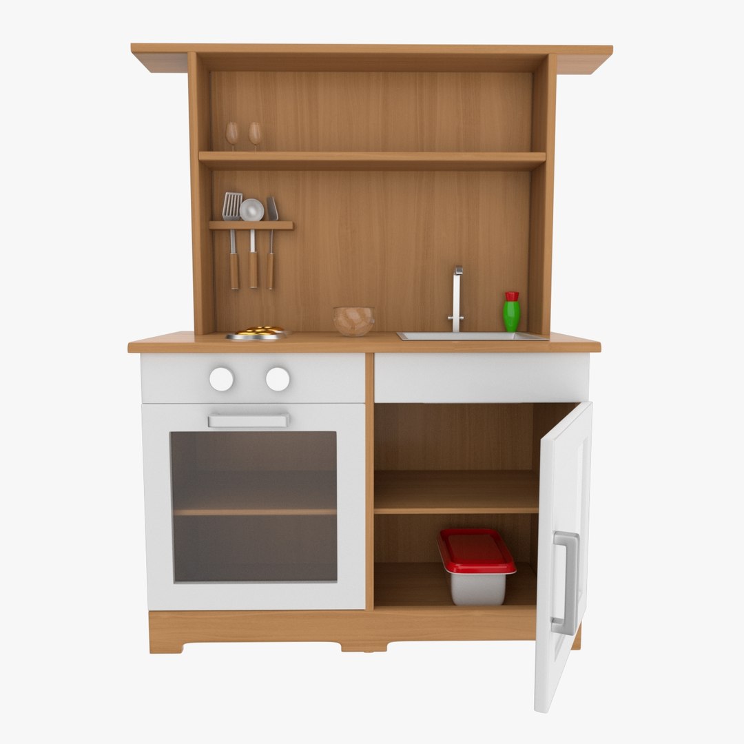 3d model toy kitchen
