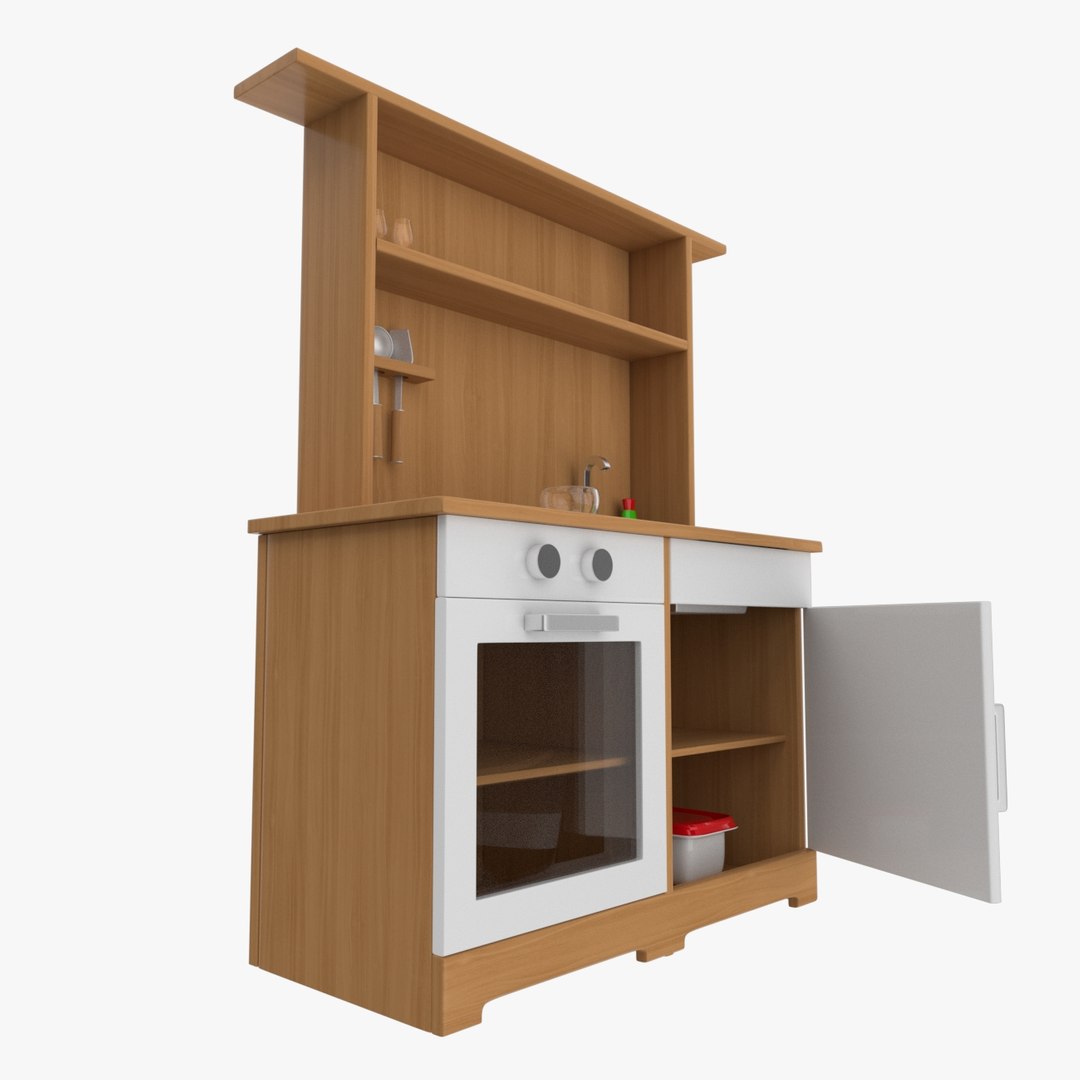 3d model toy kitchen