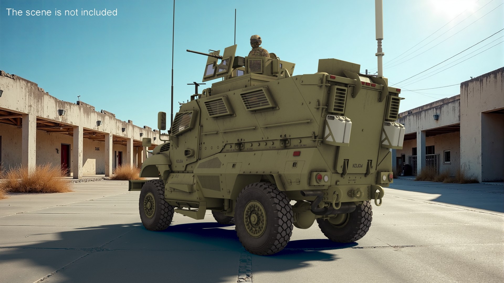3D Military Armored Vehicle Green With Soldiers - TurboSquid 2284997