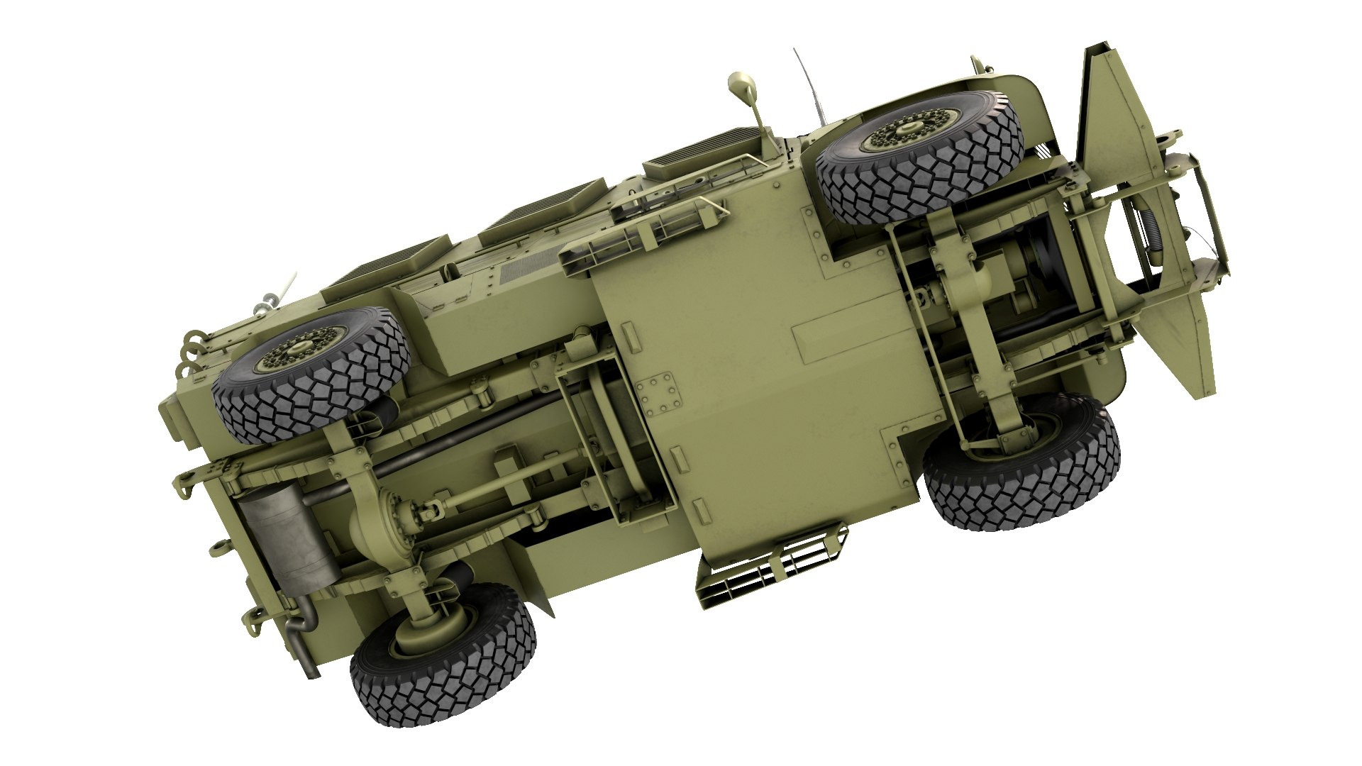3D Military Armored Vehicle Green With Soldiers - TurboSquid 2284997