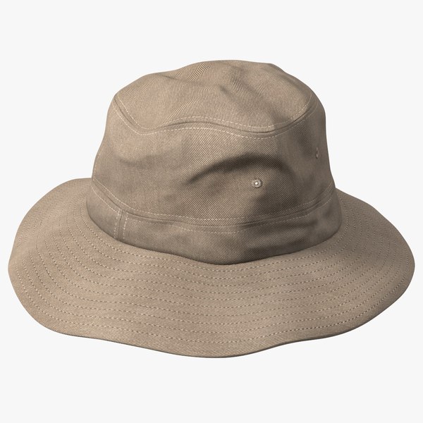 modelo 3d Mountain Ventilated Packer Hat - TurboSquid 2071251