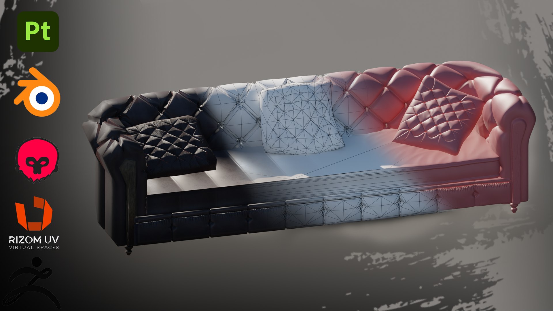3D Stylized Sofa - TurboSquid 2208091