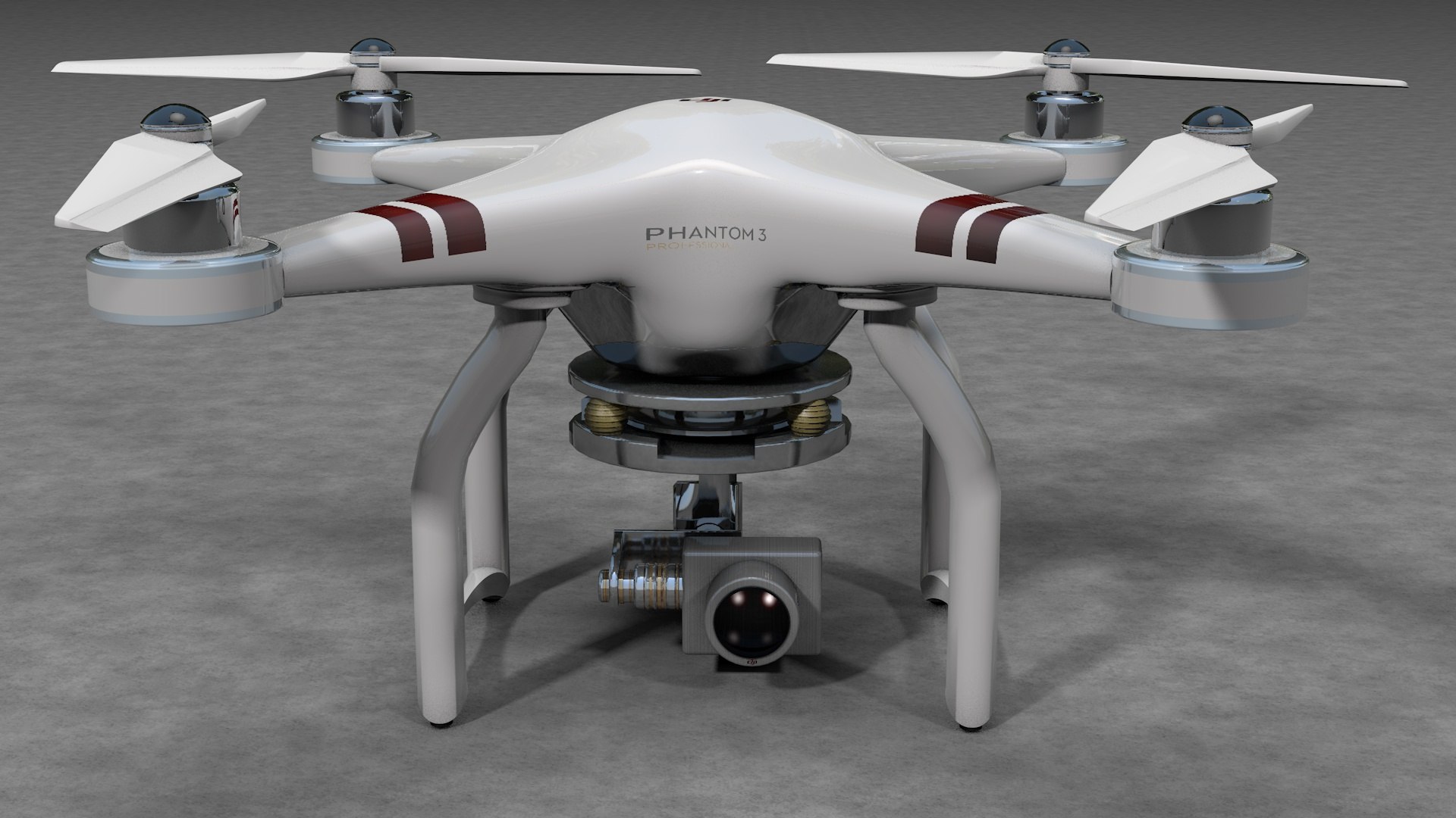 3d Model Dji Phantom 3 Drone