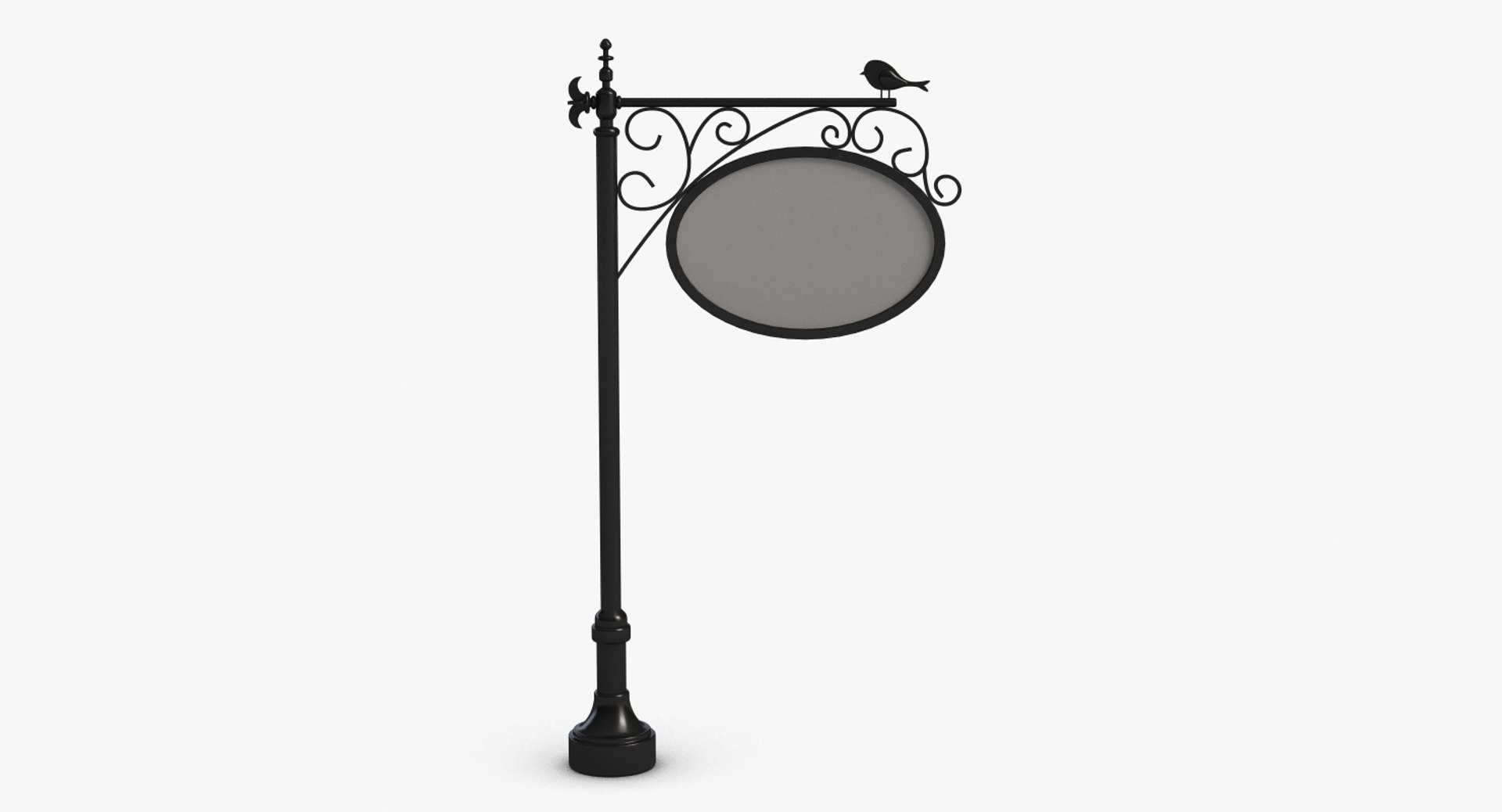 Outdoor Sign 3D Model - TurboSquid 1167850