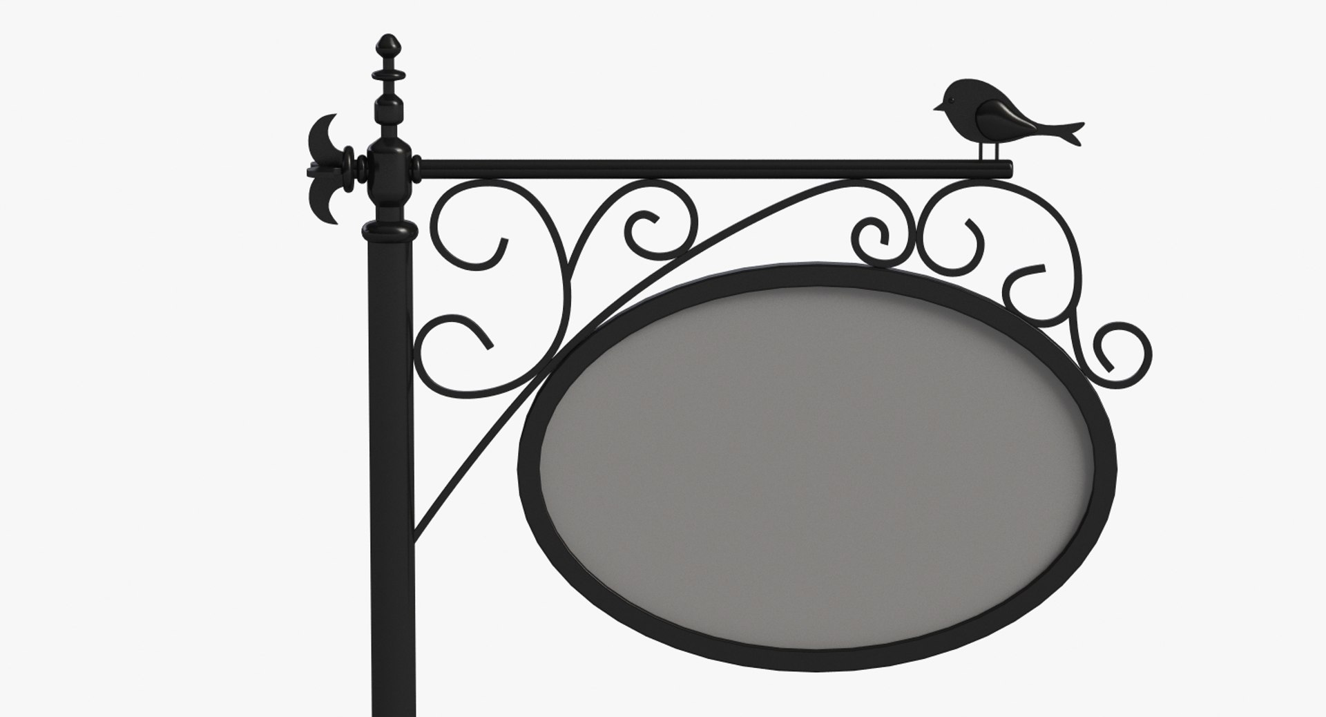 Outdoor Sign 3D Model - TurboSquid 1167850