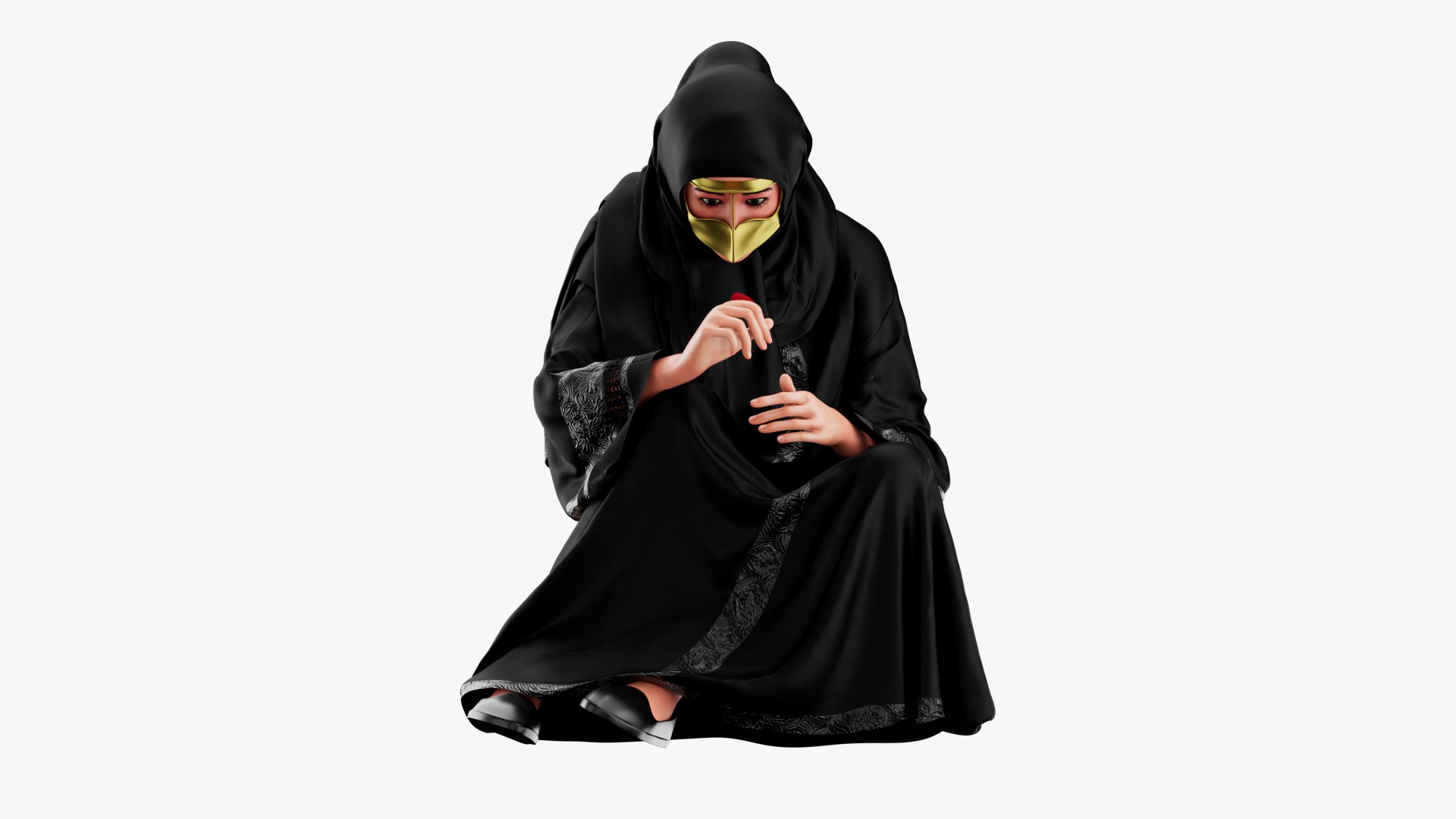 3D Henna Artist - TurboSquid 2163137