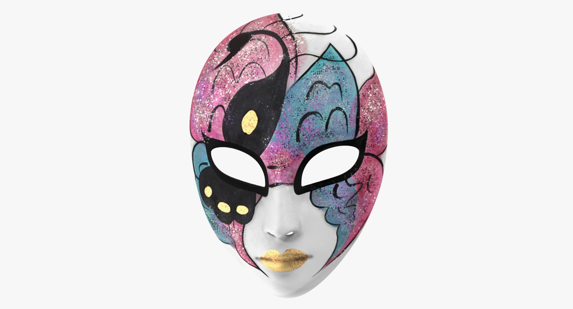 3D model masks decor female - TurboSquid 1326010