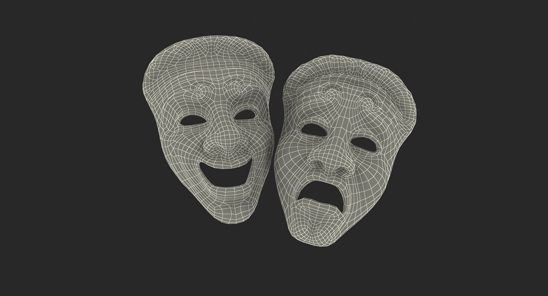 3D model masks decor female - TurboSquid 1326010