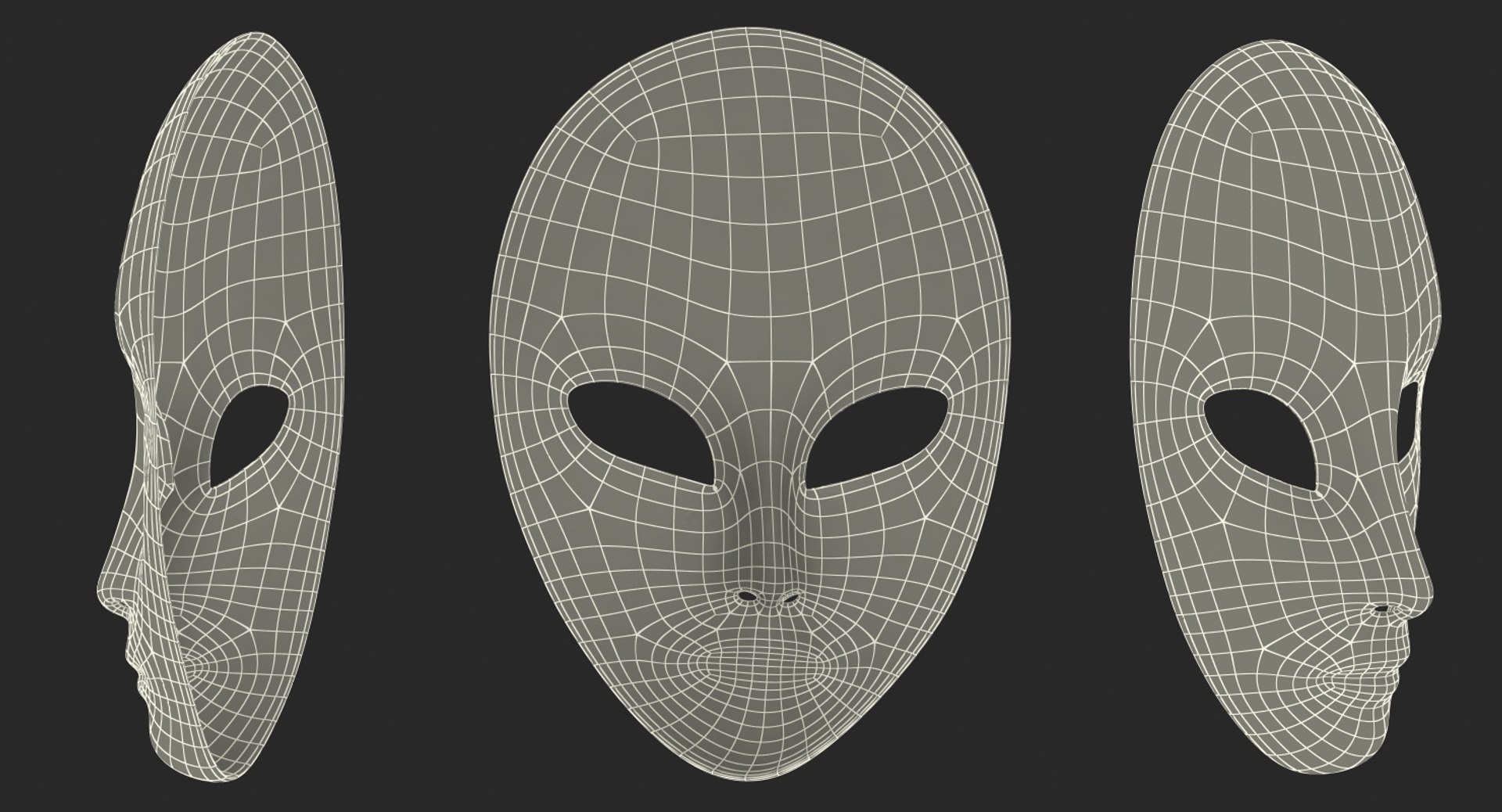 3D model masks decor female - TurboSquid 1326010