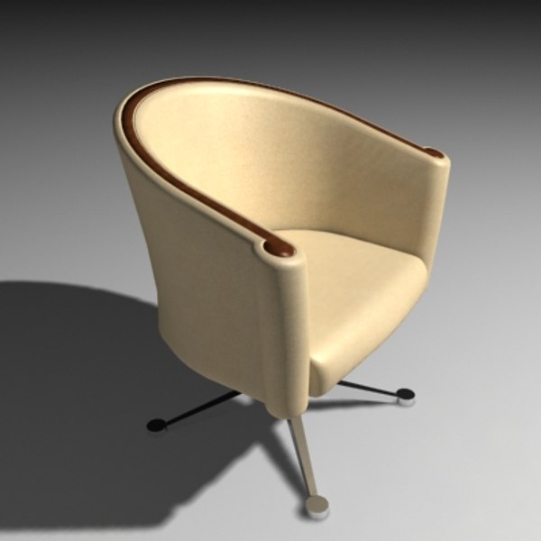 3d model modern lounge chair