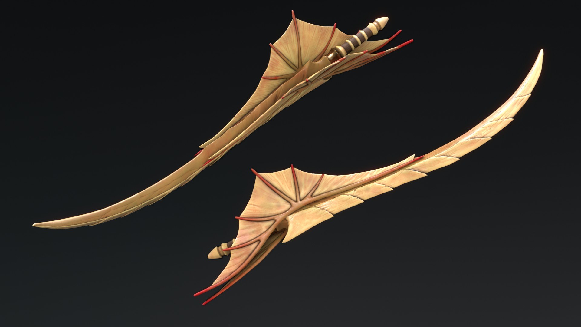 Fantasy Weapon Chitin Set Model - TurboSquid 1737840