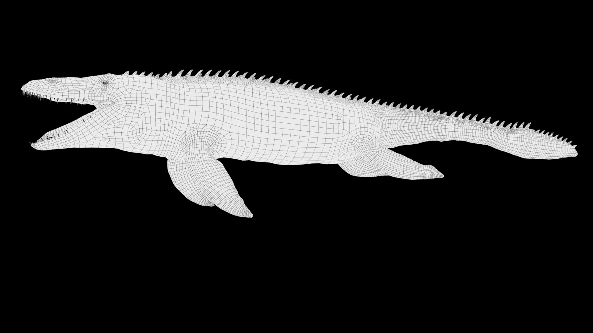 Mosasaurus - Sea Monster Series 4 3D Model - TurboSquid 1787605