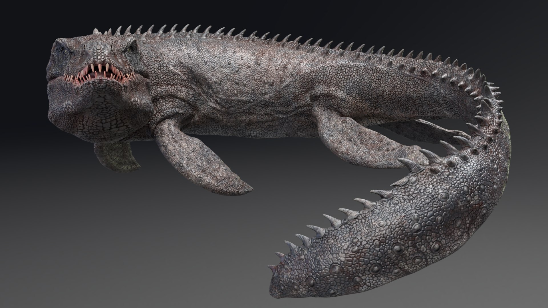 Mosasaurus - Sea Monster Series 4 3D Model - TurboSquid 1787605