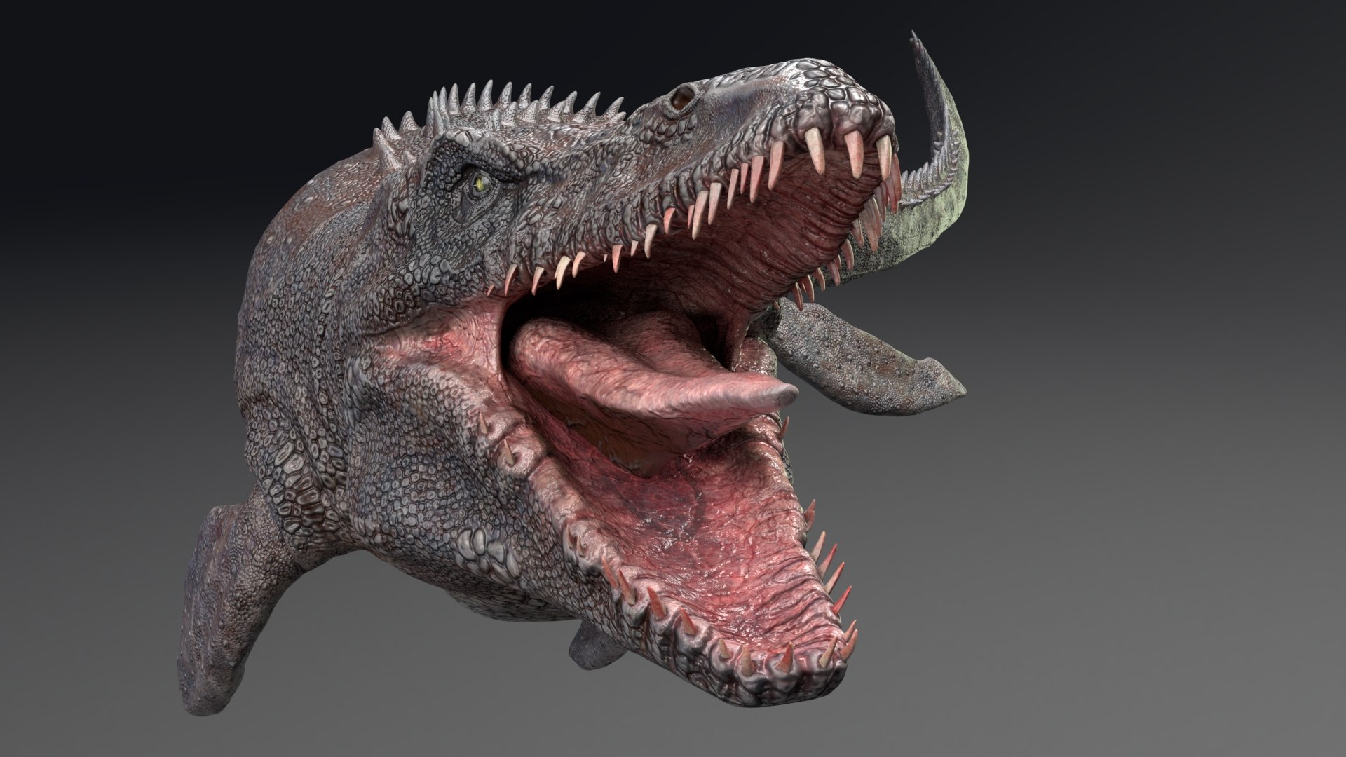 Mosasaurus - Sea Monster Series 4 3D Model - TurboSquid 1787605