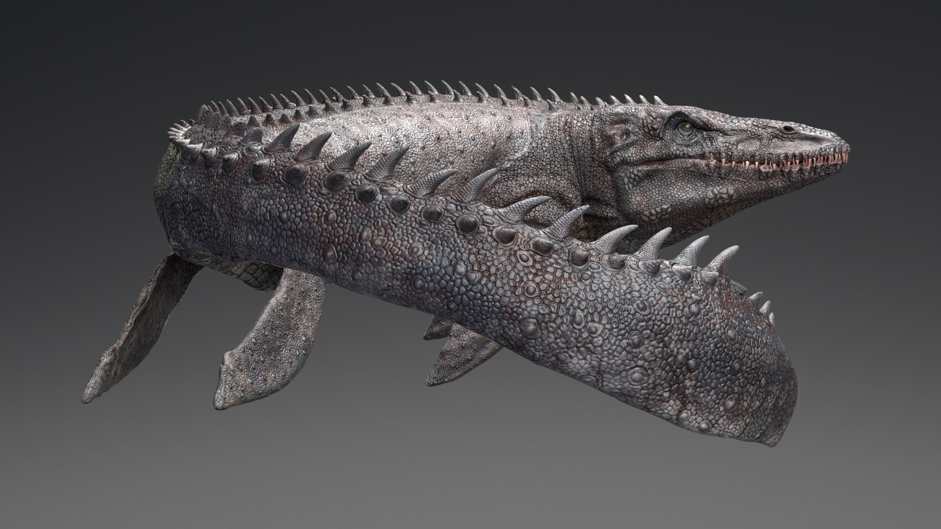Mosasaurus - Sea Monster Series 4 3D Model - TurboSquid 1787605