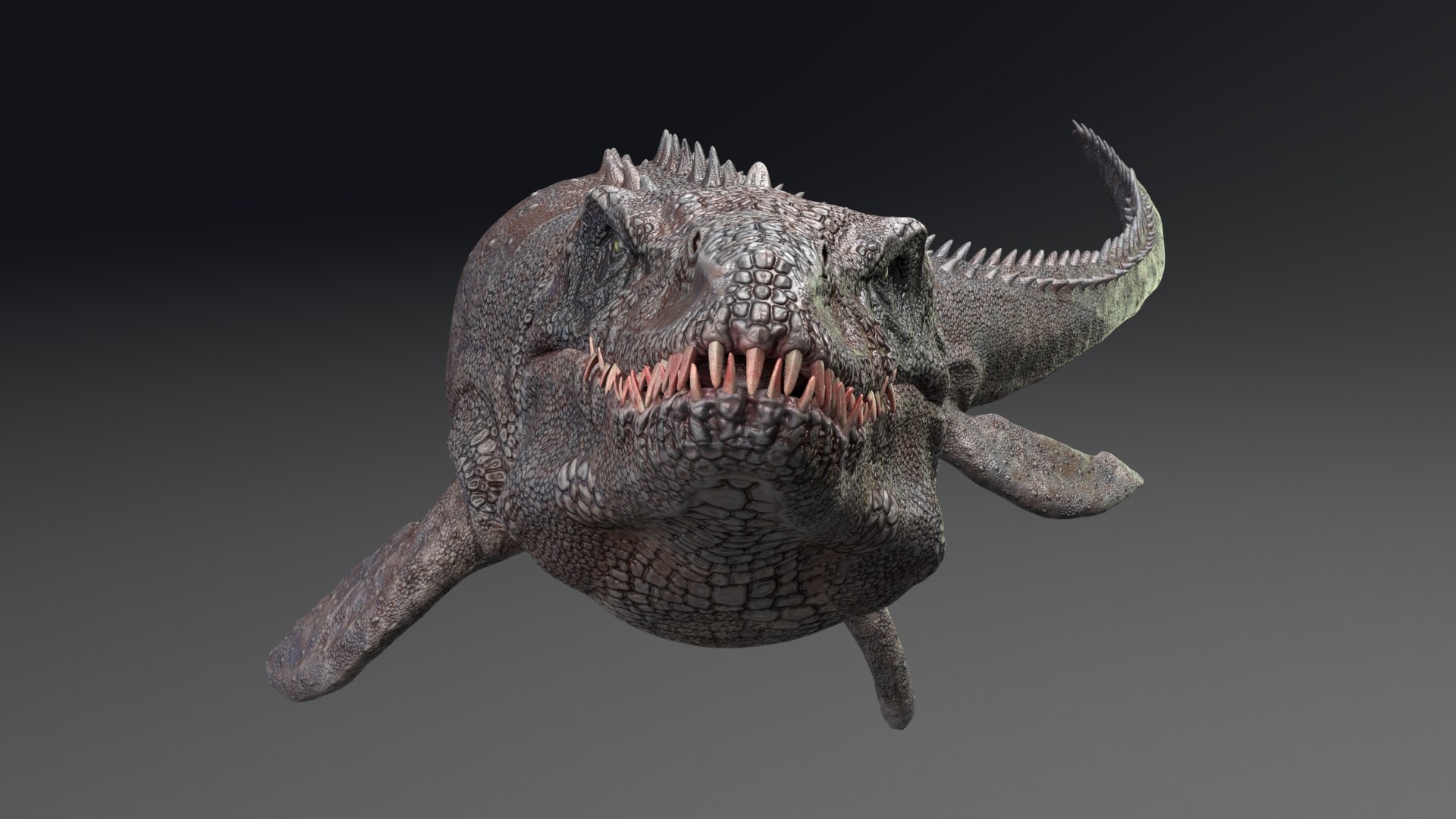 Mosasaurus - Sea Monster Series 4 3D model - TurboSquid 1787605