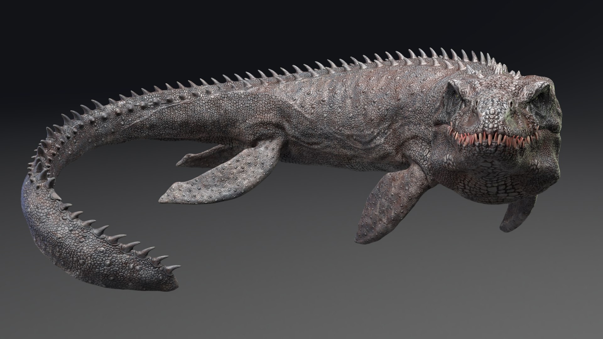 Mosasaurus - Sea Monster Series 4 3D Model - TurboSquid 1787605