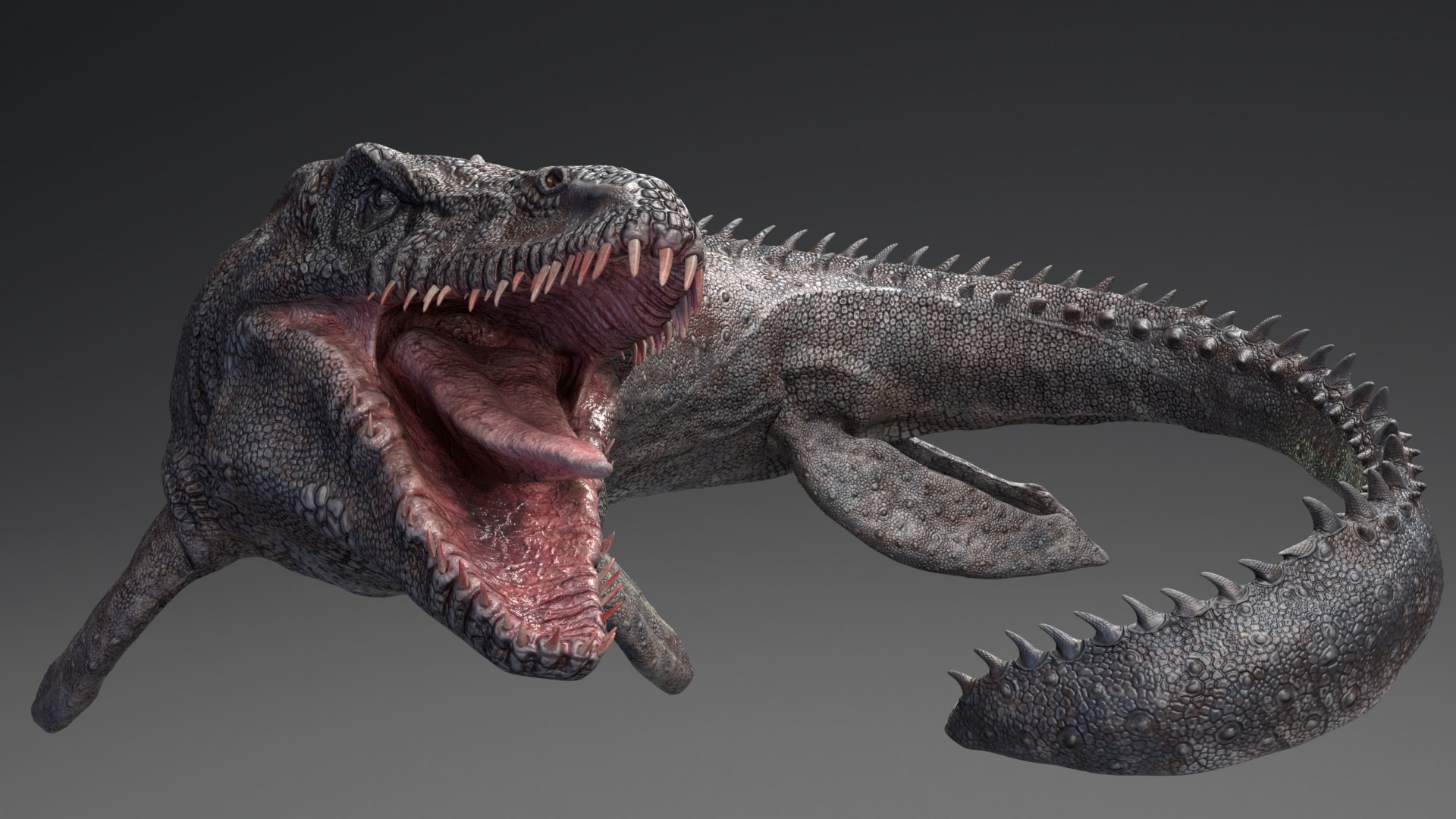 Mosasaurus - Sea Monster Series 4 3D Model - TurboSquid 1787605