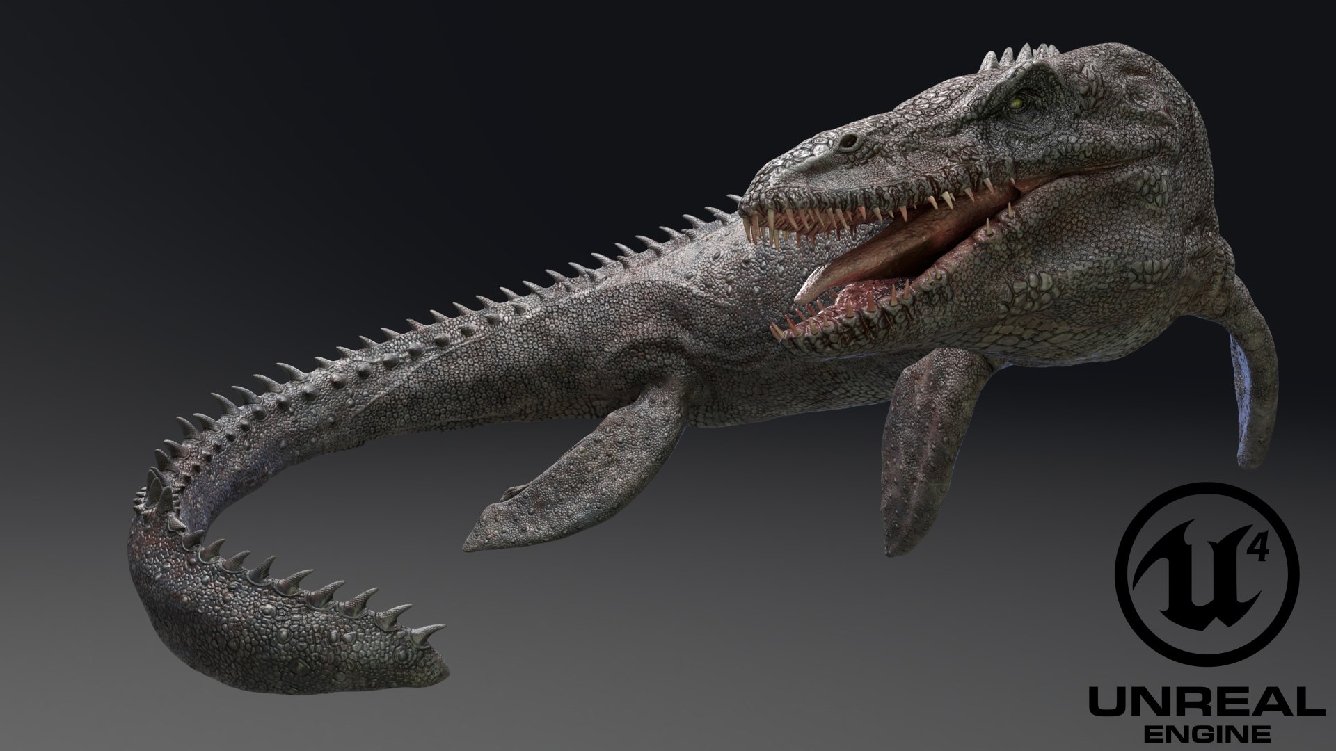 Mosasaurus - Sea Monster Series 4 3D Model - TurboSquid 1787605